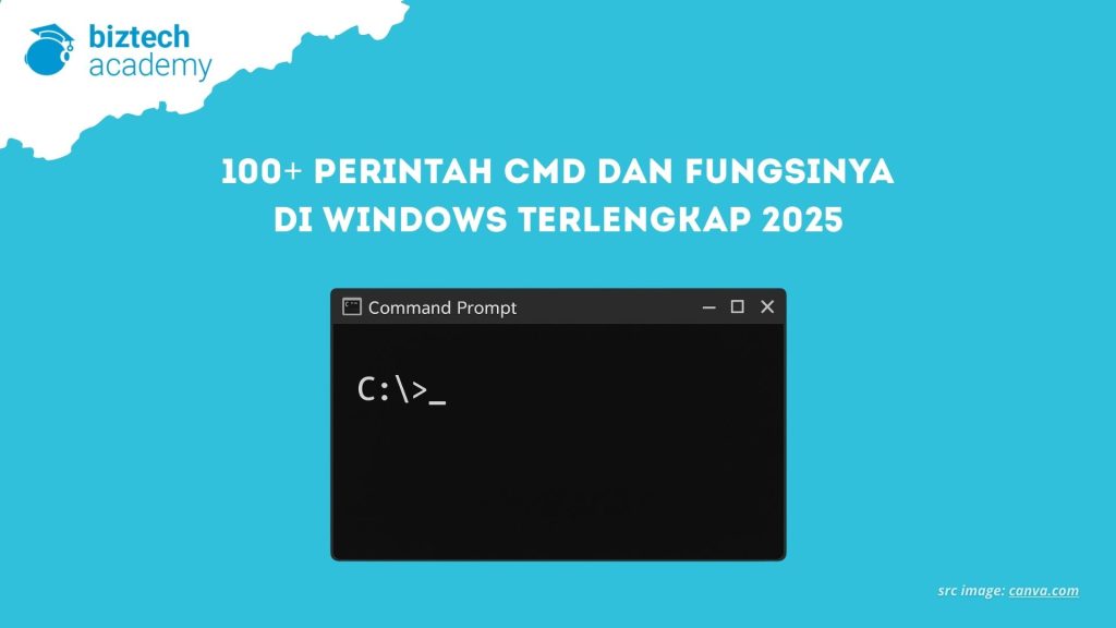 100+ Perintah CMD dan Fungsinya di Windows Terlengkap 2025 - Biztech ...